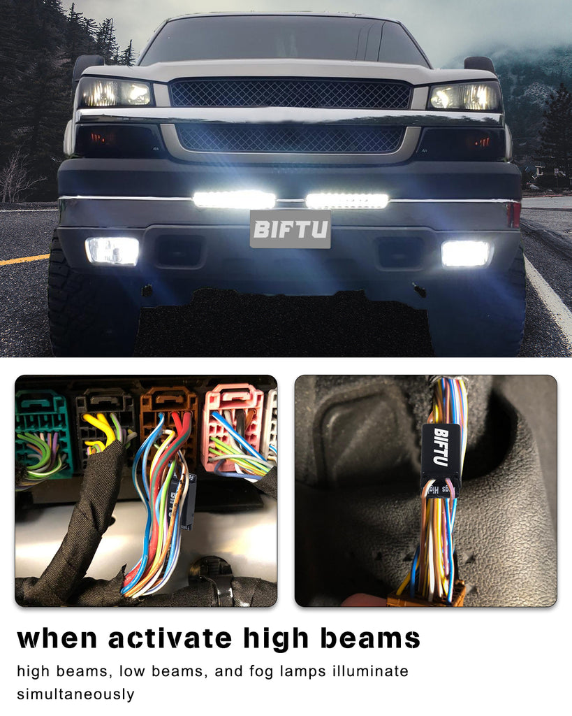 BIFTU All The Lights On Module for GM, 6 High Mod Fog lights Low High
