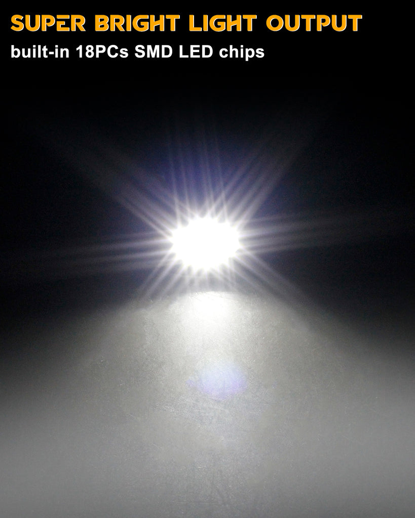 BIFTU LED License Plate Lights Tag Light with Sockets Compatible with